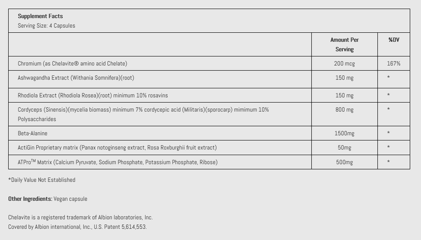 Optygen HP 120 Capsules, First Endurance, Premium Endurance Supplement ...
